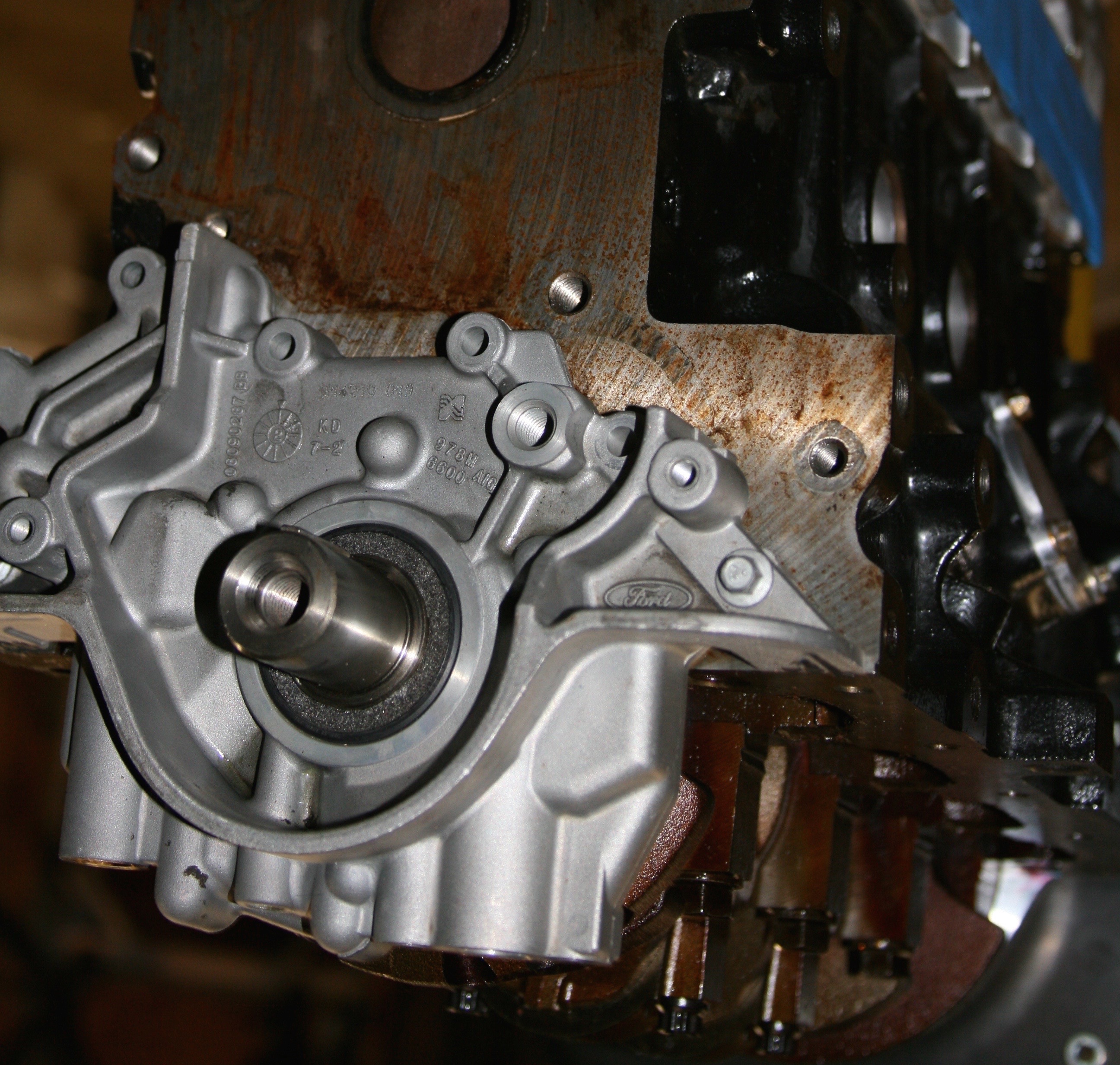 Stock Oil Pump Cover Modification – Junk Yard Zetec